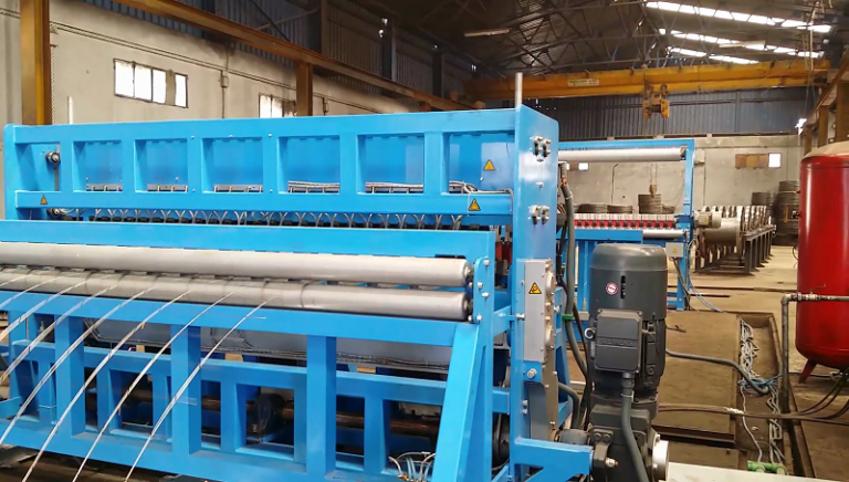 Reinforcement Mesh production in Rolls - Tillos Group Mesh Welding Machines